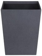 Černý kancelářský odpadkový koš Sofia Canvas Paper Laminate – Bigso