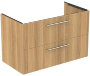 Ideal Standard i.Life B - Umyvadlová skříňka 100x63x51 cm, 2 zásuvky, dub T5276NX
