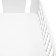 Jersey prostěradlo do postýlky New Baby 120x60 white