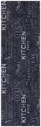 Hanse Home, Běhoun Cook & Clean 105731 Black White, 50x150, černá, černobílá, kuchyně