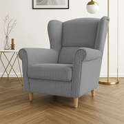 IDZ Křeslo LOFT 1 Barva látky: Šedá (Poso 60)