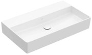Villeroy & Boch Memento 2.0 - Umyvadlo 80x47 cm, bez přepadu, bez otvoru pro baterii, alpská bílá 4A228301