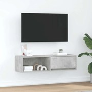TV skříňka betonově šedá 100x31x25,5 cm kompozitní dřevo