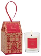 Vonná svíčka Cosy Vibes v dárkovém papírovém domečku, 75g - Stoneglow Candles