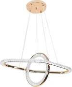 Toolight Toolight, LED závěsné svítidlo 64x36 cm, 60W, G034-CP, zlatá lesklá, OSW-06301