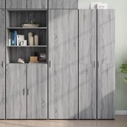 Skříň highboard šedá sonoma 50 x 42,5 x 185 cm kompozitní dřevo