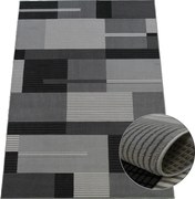BE Koberec Lotus 9303 GREY - šedý obdélníkový Rozměr: 50x80 cm