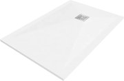 Mexen Stone+ obdélníkový kompozitní sprchový kout 80 x 70 cm, bílý - 44107080