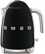 Smeg Rychlovarná konvice 50´s Retro Style, 1,7 l  černá KLF03BLEU