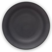 vtwonen Matt Black hluboký talíř Ø 25,5 cm, černý matný (Porcelánový polívkový talíř v černé matné barvě)