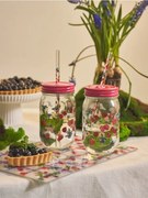 Sinsay - Hrníčky s víčkem a brčkem s motivem ovoce 2 pack - vícebarevná