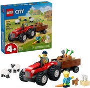 LEGO® City 60461 Červený traktor s přívěsem a ovcemi