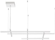 LED stmívatelný bílý designový lustr Pace