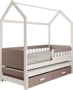 ADRK Furniture Postel Domek Jaspis s matrací CH-JAS-WT-200-M