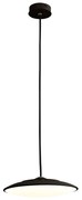 Mantra 8106 Slim, černé závěsné svítidlo LED 16W 3000K, průměr 25cm