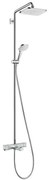 Hansgrohe Croma - Sprchový set s vanovým termostatem, 28x17 cm, 3 proudy, chrom 27687000