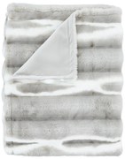 Světle šedá deka z umělé kožešiny 130x170 cm Flint – Catherine Lansfield