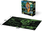 PRIME 3D Svítící PUZZLE - Neonové puzzle Tygr 500 dílků
