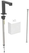Geberit Brenta - Elektronický umyvadlový ventil, napájení z generátoru, easy to clean, matná černá 116.175.14.1