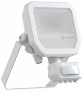 LED reflektor s pohybovým čidlem LEDVANCE FLOODLIGHT bílý SENSOR 8W/6W 1100/780lm 3000K teplá bílá IP65