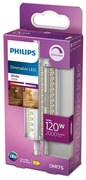 LED Stmívatelná žárovka Philips R7s/14W/230V 3000K 118 mm
