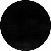 Ayyildiz, Kusový koberec Joy 1400 black kruh, 80x80 (průměr) kruh, černá, chodba / předsíň