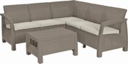 ALLIBERT CORFU RELAX Set zahradní, cappuccino/béžová 17202123