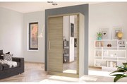 Šatní skříň COSTA VI šířka 100 cm Dub sonoma