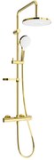 Mexen KX05 sprchový set s termostatickou baterií Kai, zlatá, 771500591-50