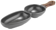 Antracitová porcelánová servírovací sada Essentials – Ladelle