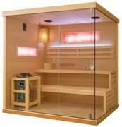 BPS-koupelny Finská sauna Relax HYD-6195 180x160, 4-5 osob