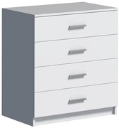 Komoda TIMON bílá Komoda 4S Biały