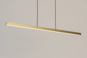 Závěsné designové LED svítidlo nad stůl Corciano L Gold