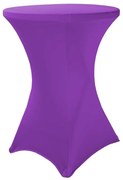 Elastický ubrus STANDARD na koktejlový bistro stůl 80 cm VÍCE BAREV Barva ubrusu: FIALOVÁ / VIOLET