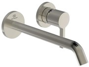 Ideal Standard Joy - Umyvadlová baterie pod omítku, výtok 23 cm, 2-otvorová instalace, Silver Storm A7379GN