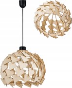 závěsné stropní svítidlo s závěsem Loft Dřevo na 1x E27