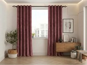Zatemňovací závěs ELVIO VELVET 140x250 cm, starorůžový Zavěšení: Řasící páska