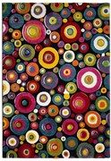 Medipa (Merinos), Kusový koberec Relief 22842-110 Multicolor, 160x230, vícebarevná, dětský pokoj