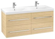 Villeroy & Boch Avento - Umyvadlová skříňka, 118x51x45 cm, 4 zásuvky, Nordic Oak A89300VJ