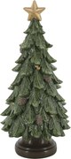 Zelený vánoční stromek se šiškami Noël Tree z polyresinu – Ø 11*24 cm