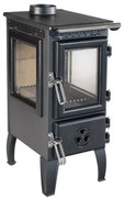CALISKAN Krbová kamna TREMINI 3D - černá