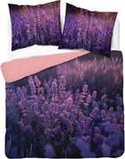 Detexpol 3D povlečení z mikrovlákna s motivem levandulového západu slunce – 160x200 cm – Visuale 3D – vzor 5317 A