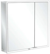 Villeroy & Boch My View - Zrcadlová skříňka s LED osvětlením, 80x75x17 cm, hliník A4558000
