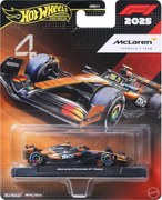 Hot wheels premium formula1 2025 hrv11, mclaren formula 1 team (#4)