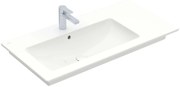 Villeroy & Boch Venticello - Umyvadlo nábytkové 100x50 cm, s přepadem, otvor pro baterii, alpská bílá 4134L101