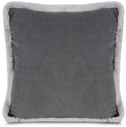 VÁNOČNÍ DEKORAČNÍ POVLAK NA POLŠTÁŘ BOW 1KS 45X45 CM TMAVĚŠEDÁ