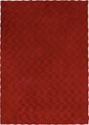 Obsession, Kusový koberec Diamond Cut 800 Red, 80x150, červená, ložnice