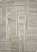 Šedobéžový ručně tkaný vlněný koberec 200x300 cm Lira – Flair Rugs