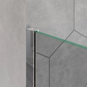 Sprchová zástěna Walk-In EX101 - 10 mm sklo - Nano ochrana - částečně matné - různé šířky