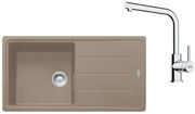 Franke - Kuchyňský set G264KA, fragranitový dřez BFG 611 a baterie FS 3230.031, kašmír/chrom 114.0700.739